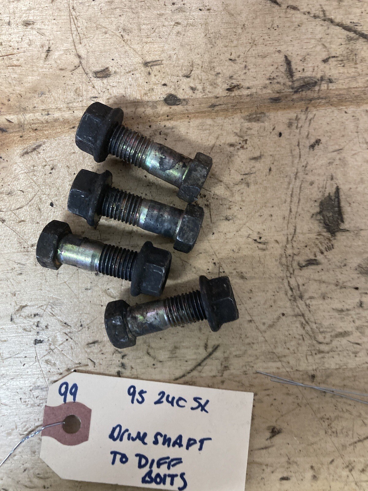 Used #99- 95-98 Nissan 240sx S14 Oem Driveshaft To Diff Mounting Bolts ...