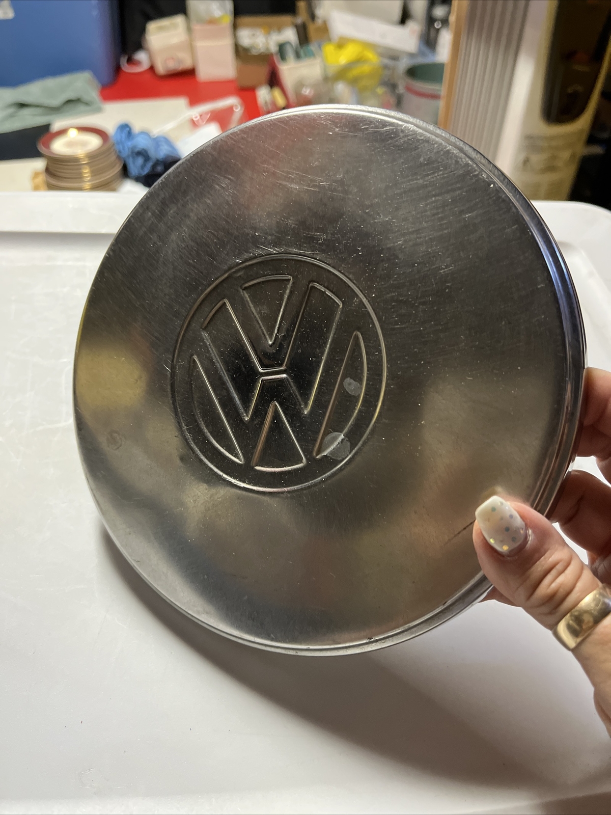 Used Volkswagen Vw Hubcap 1974 To 1983 Rabbit 7 3/4 Vintage Hub Cover ...