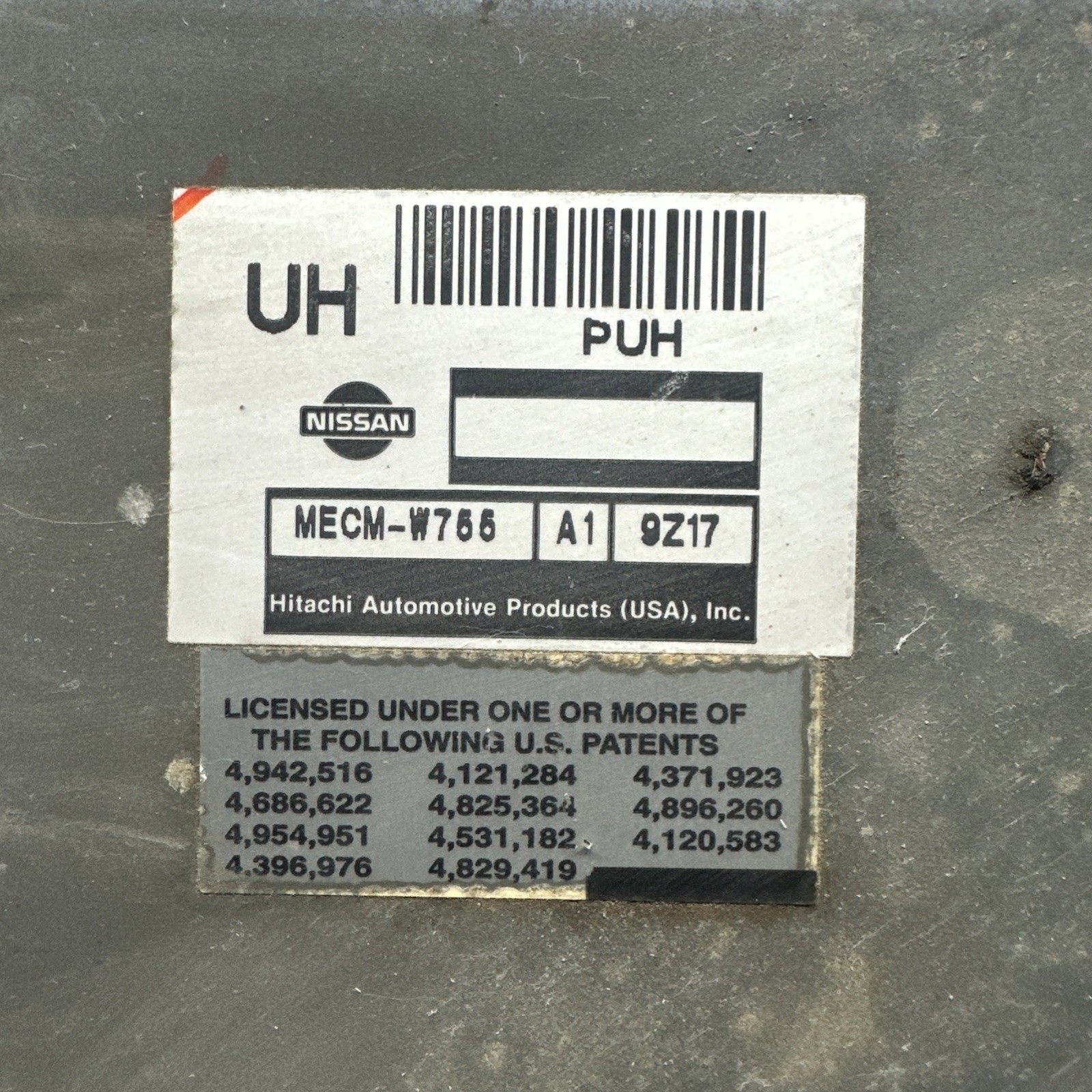 Used 2000 Nissan Frontier 3.3l 4x4 M/t Computer Ecm Ecu Pcm Module Mecm ...