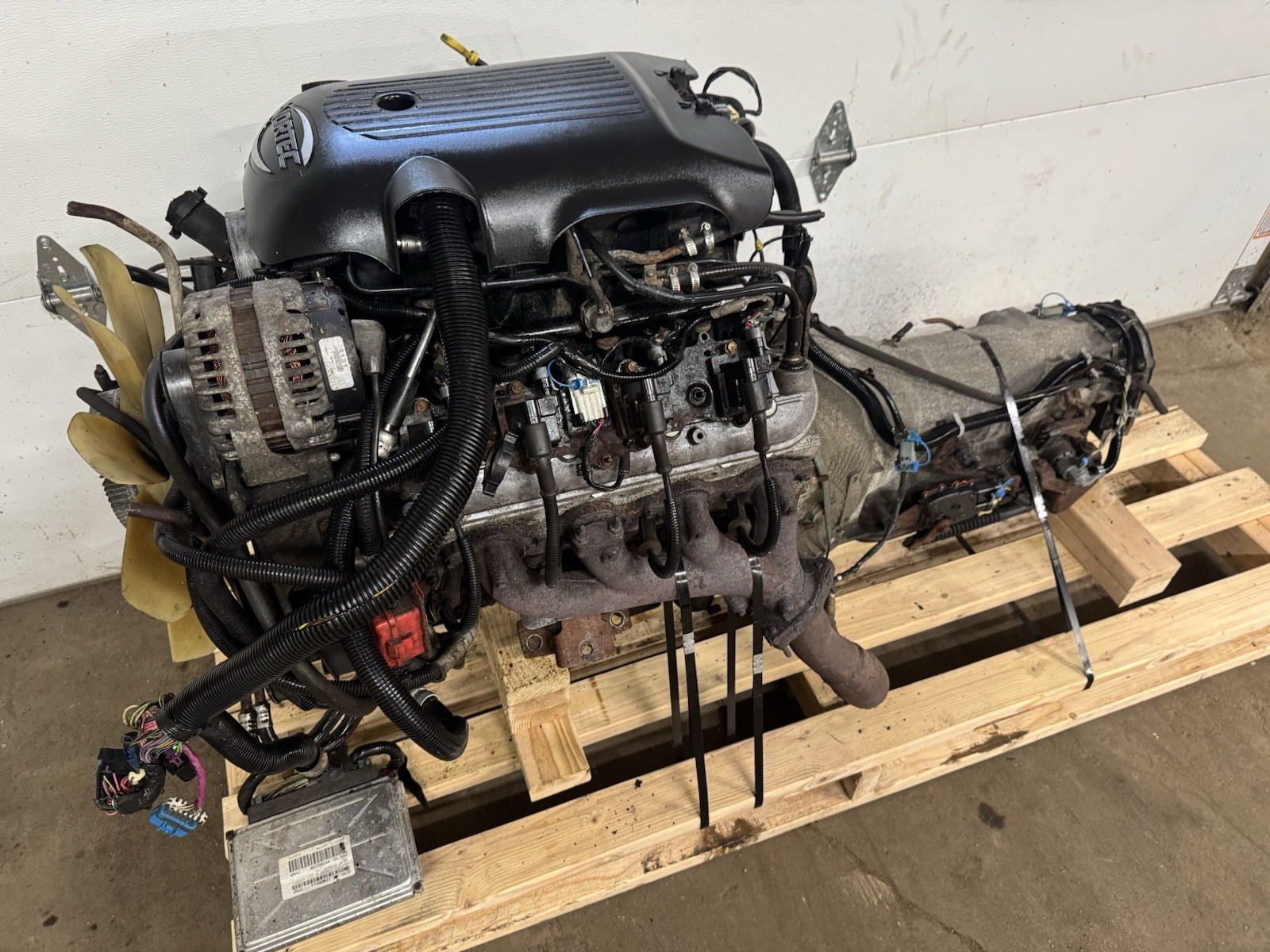Used 6.0 Vortec Lq4 Engine & 4l80e Trans 4x4 Complete Dropout Ls Swap ...
