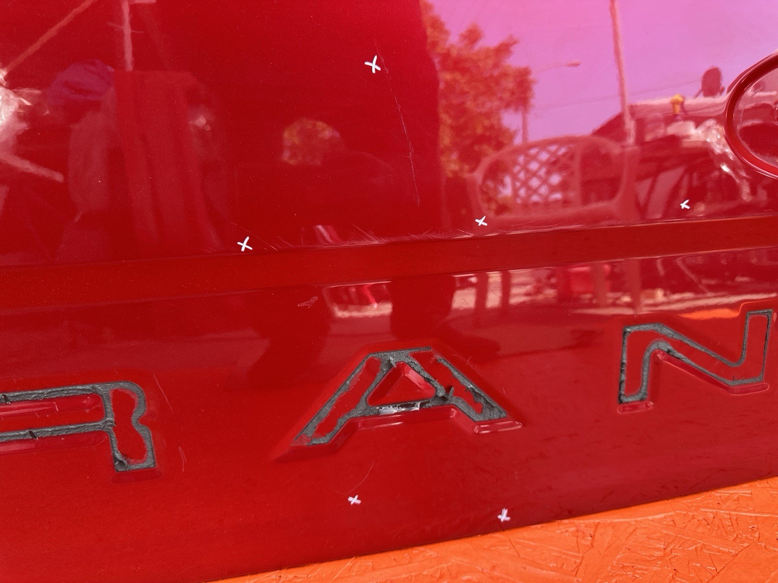 Used 2019-2023 Ford Ranger Tailgate Back Door Shell Panel Oem for Sale ...