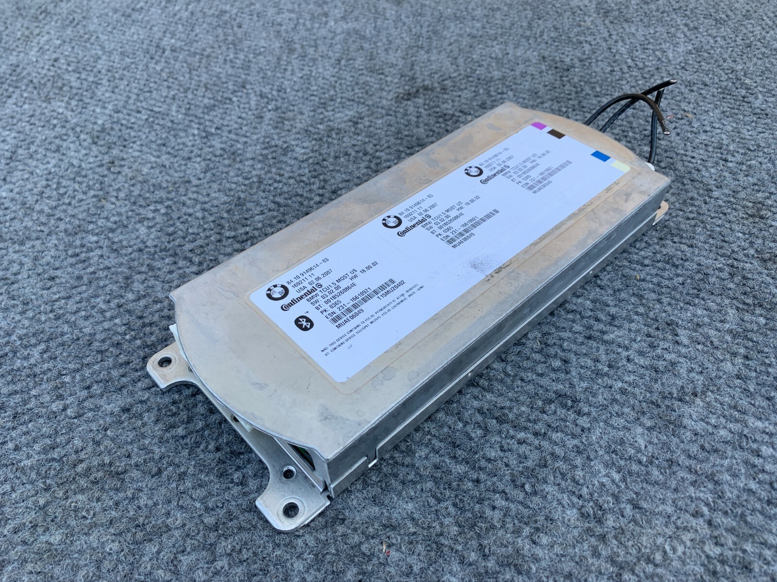 Used Bmw E60 E63 2008-2010 M5 M6 550 535 Bluetooth Telamtics Module Oem ...