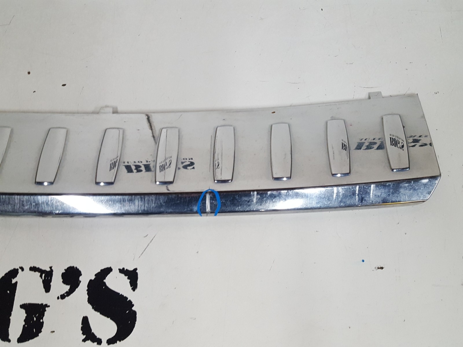 Used 2014-2016 Mercedes Benz Ml Ml350 Ml550 Rear Bumper Skid Step Plate ...