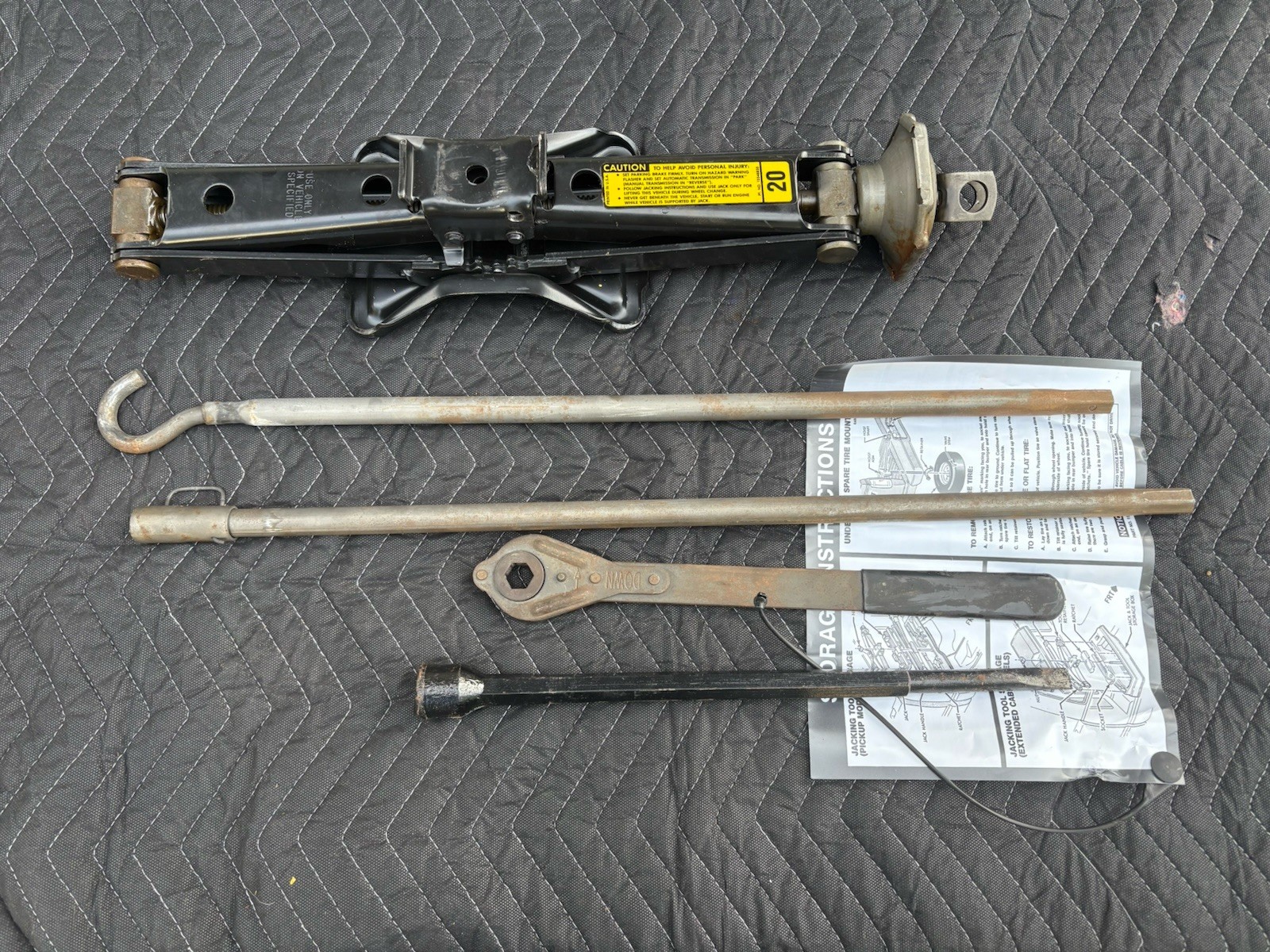 Used 1988-1998 Obs Chevrolet Silverado Gmc Sierra Scissor Jack Kit C/k ...