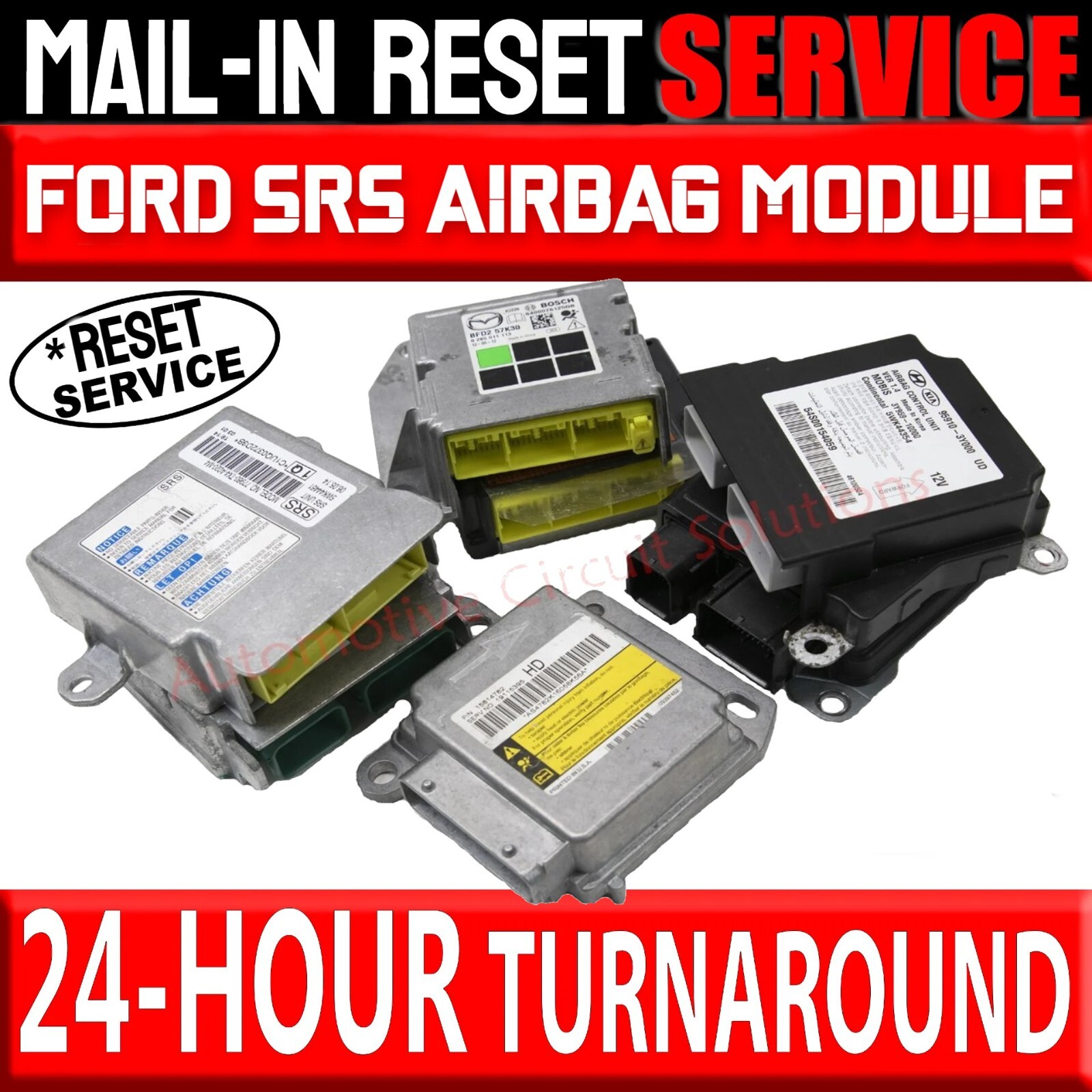 Remanufactured Ford Srs Airbag Control Module [*repair Reset Service ...