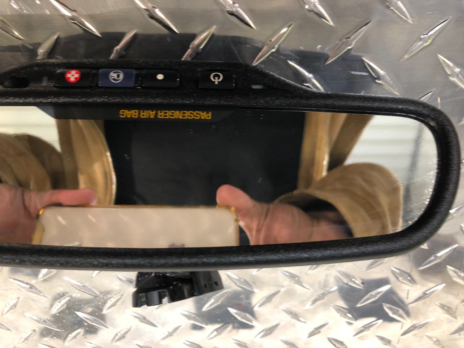 Used 2003-2009 Silverado Sierra Tahoe Yukon Rear View Mirror Compass ...