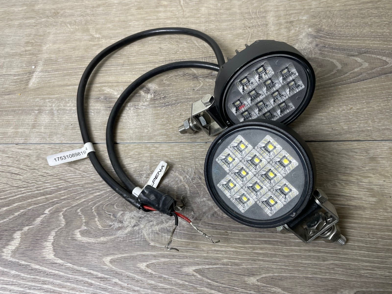 Used 3" Inch Alpena Round Led Work Light Bar Driving Pods Amber/white ...