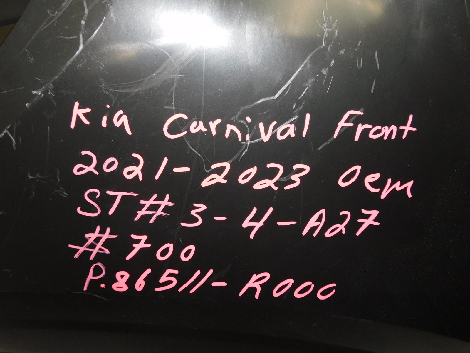 Used 2021-2023 Kia Carnival Front Bumper Cover Oem for Sale | 2021 2022 ...