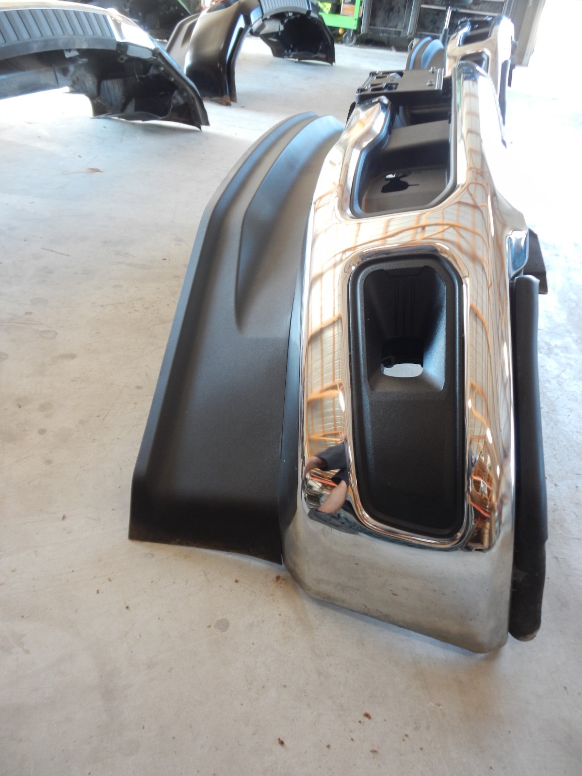 Used 2023-2025 Ford Super Duty Factory F250 F350 Chrome Front Bumper ...