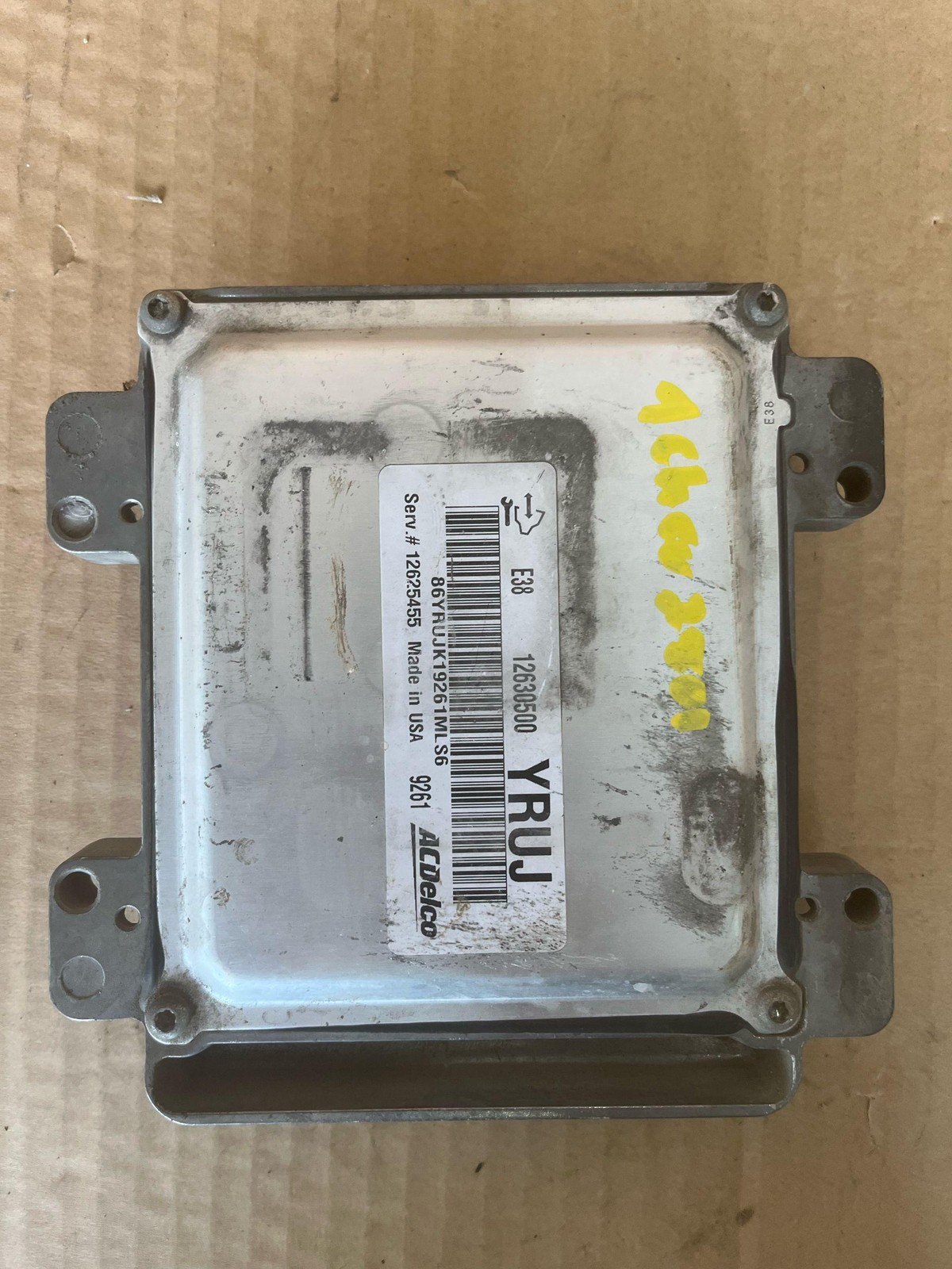 Used Gmc Chevy Cadillac Hummer Ecm Ecu Engine Control Module 12625455 ...