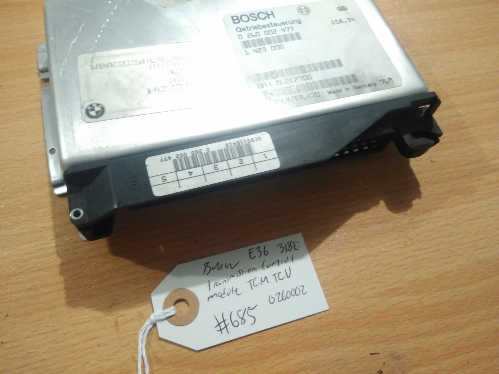 Used Bmw E36 318ti Transmission Control Module Tcu Tcm 0260002477 for ...