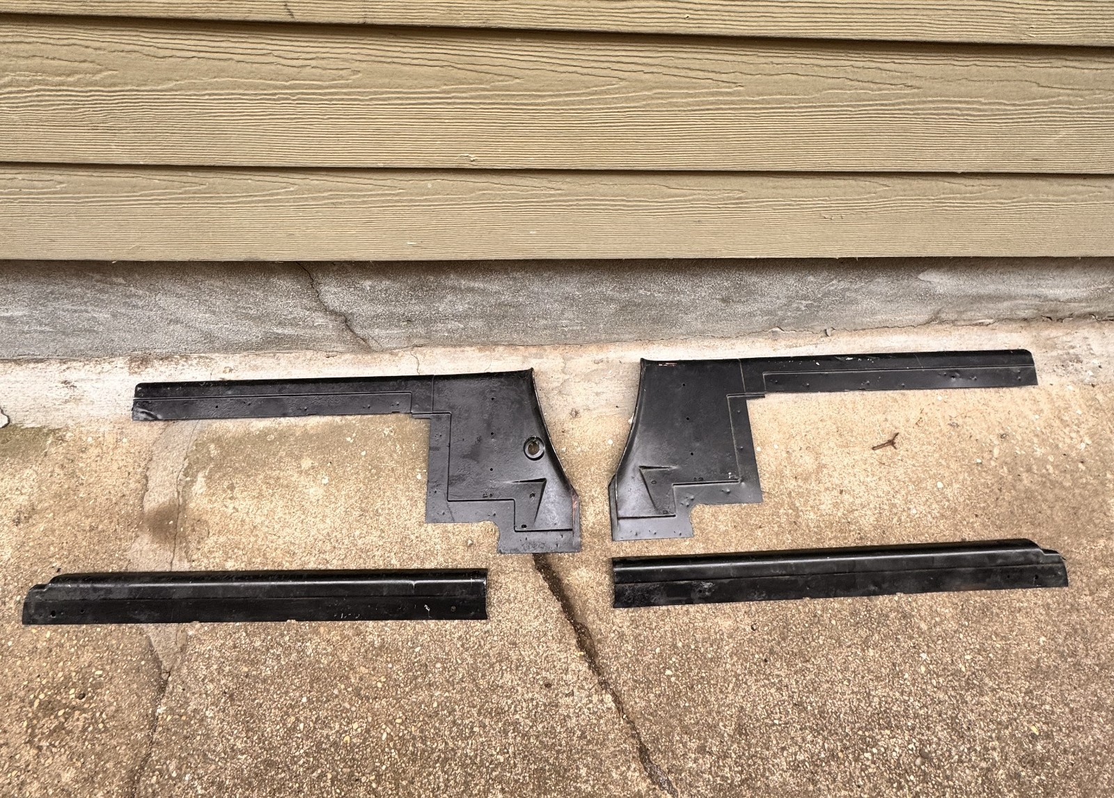 Used 1964-1965 Lincoln Continental Set Door Panels Metal Back Plates ...