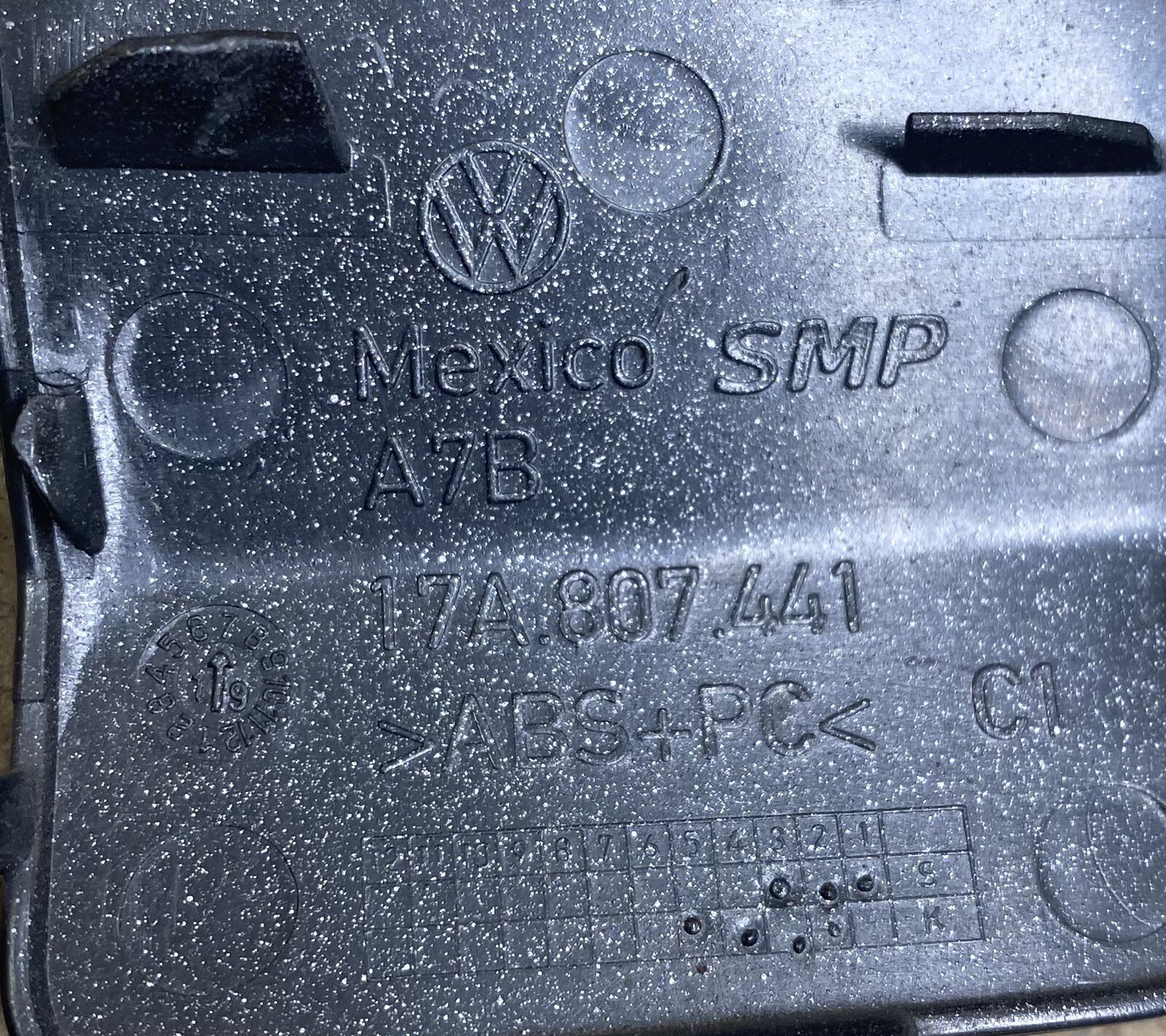 Used 2019-2021 Vw Jetta Rear Bumper Cover Towing Eye Cap 17a807441 ...