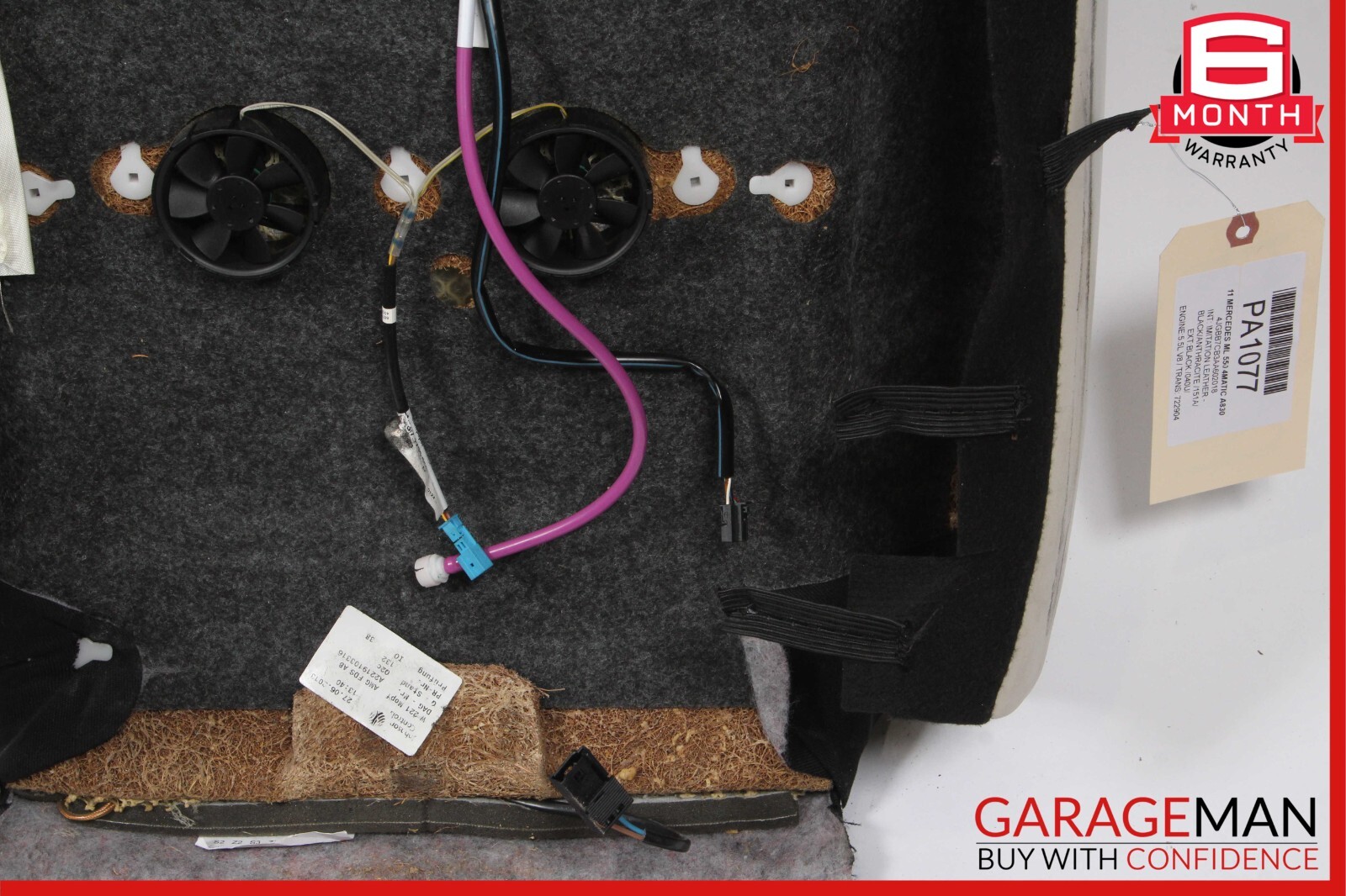 Used 08-13 Mercedes W221 S63 Amg Front Right / Left Side Top Upper Seat ...