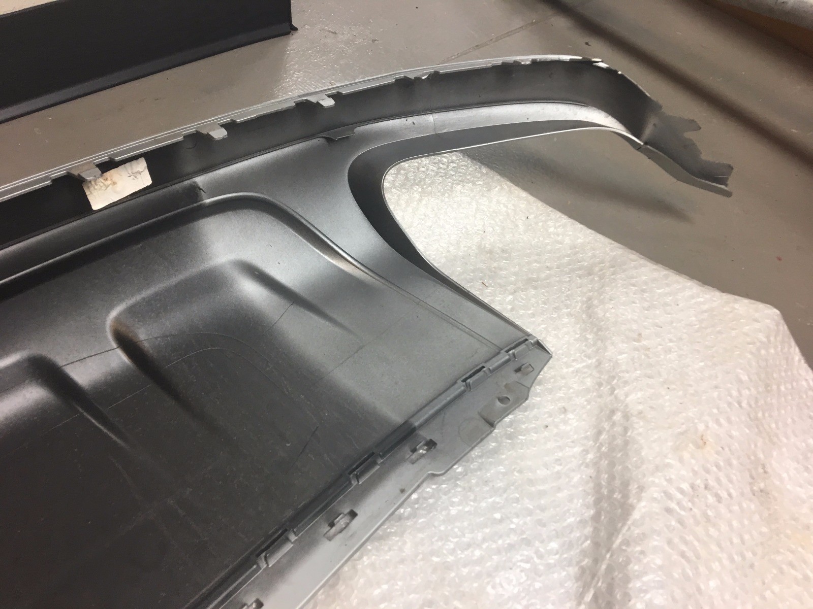 Used Audi Q7 2016 2017 Rear Bumper Valance Spoiler Moulding Cover Oem ...