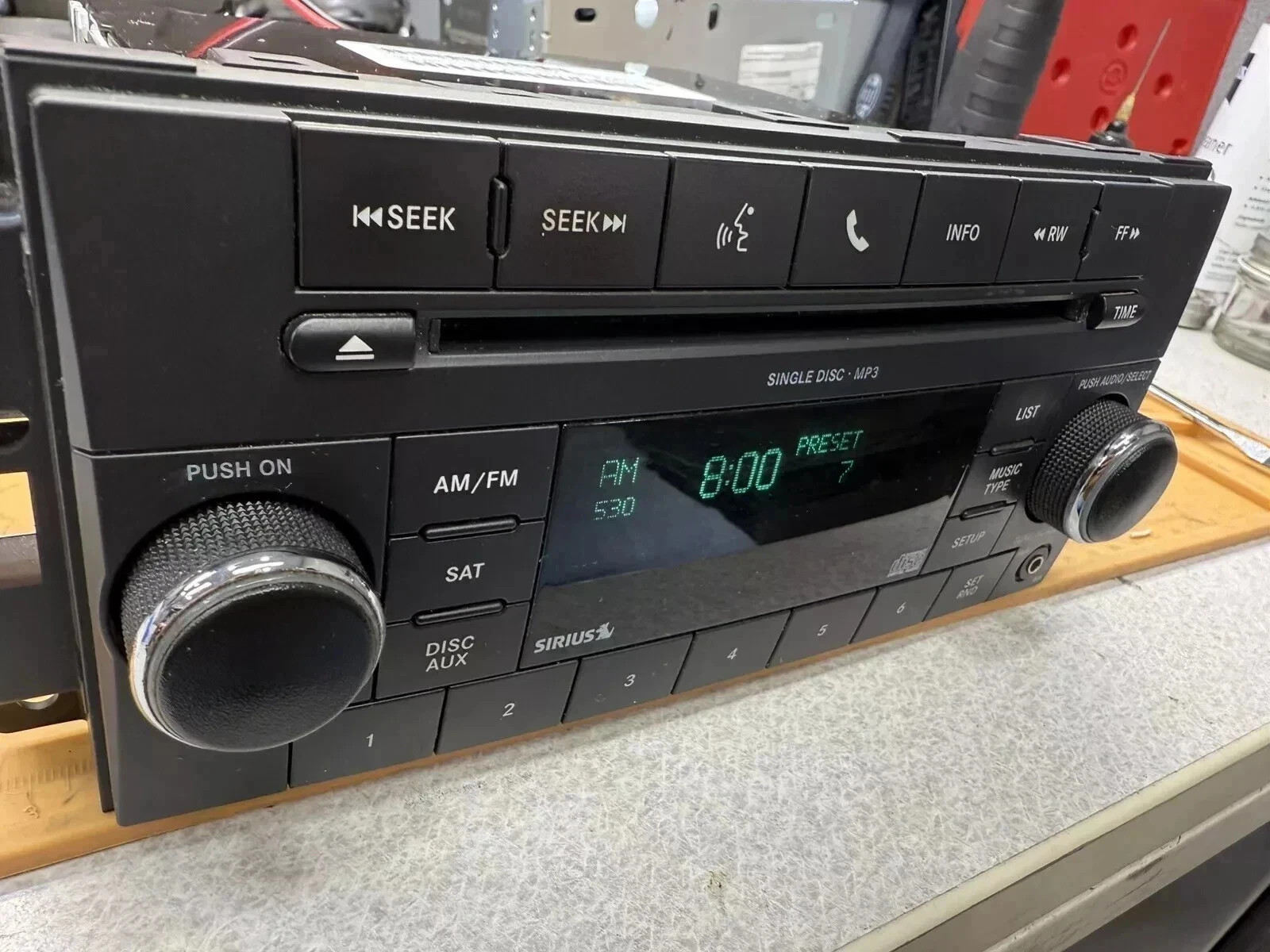Remanufactured Chrysler Dodge Jeep Res Radio Mp3/cd Player Uconnect Bt ...