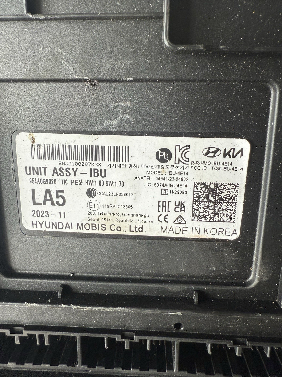 Used 2024-2025 Genesis G70 Body Control Module Unit Bcm 954a0g9020 Oem ...