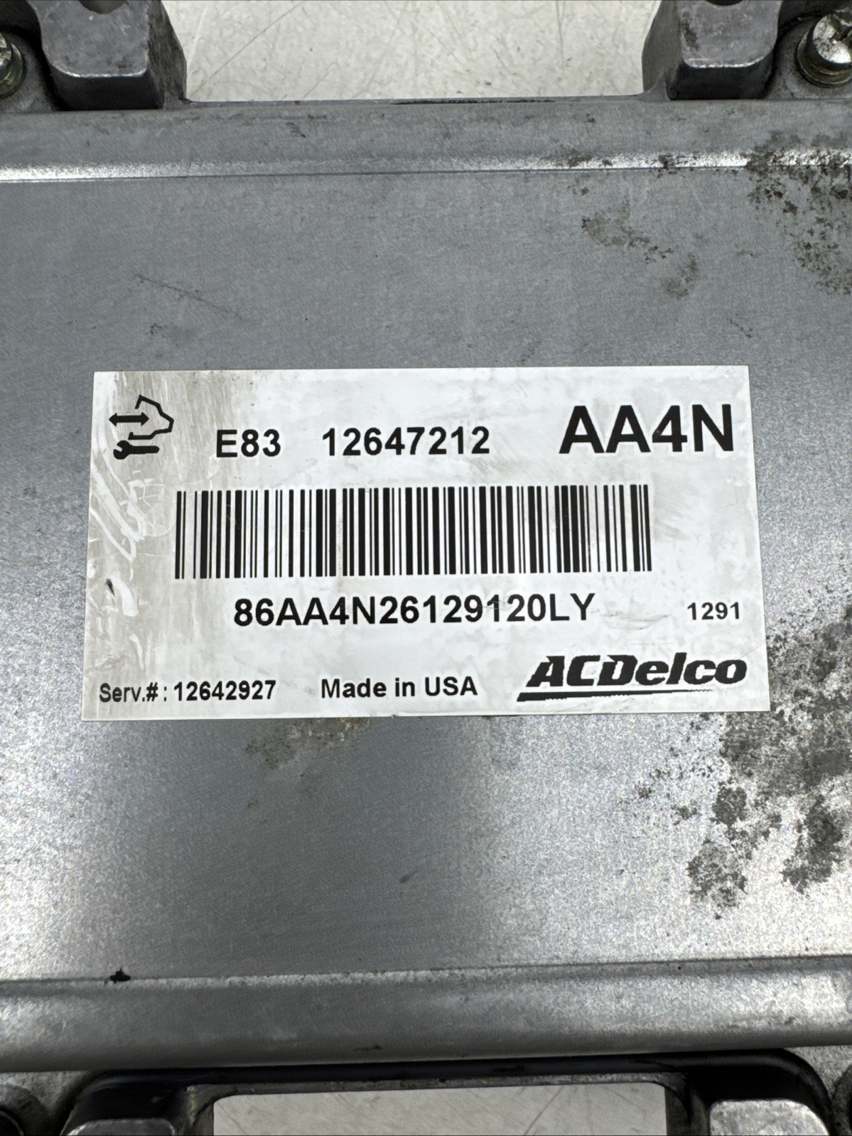 Used 2012 Chevy Cruze 1.8l Engine Computer Control Module Ecm Ecu ...