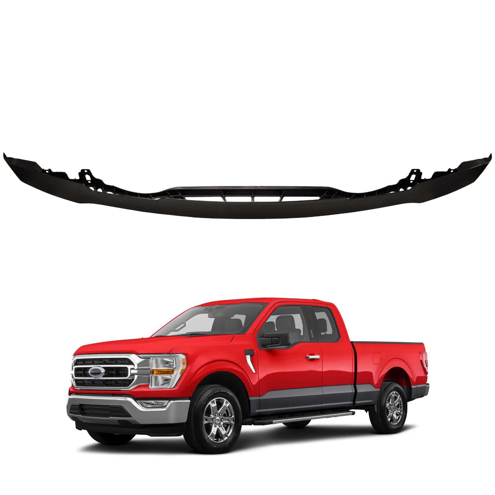 New Fits 2021-2024 Ford F150 2wd Bumper Shutter Active Air Dam Without ...