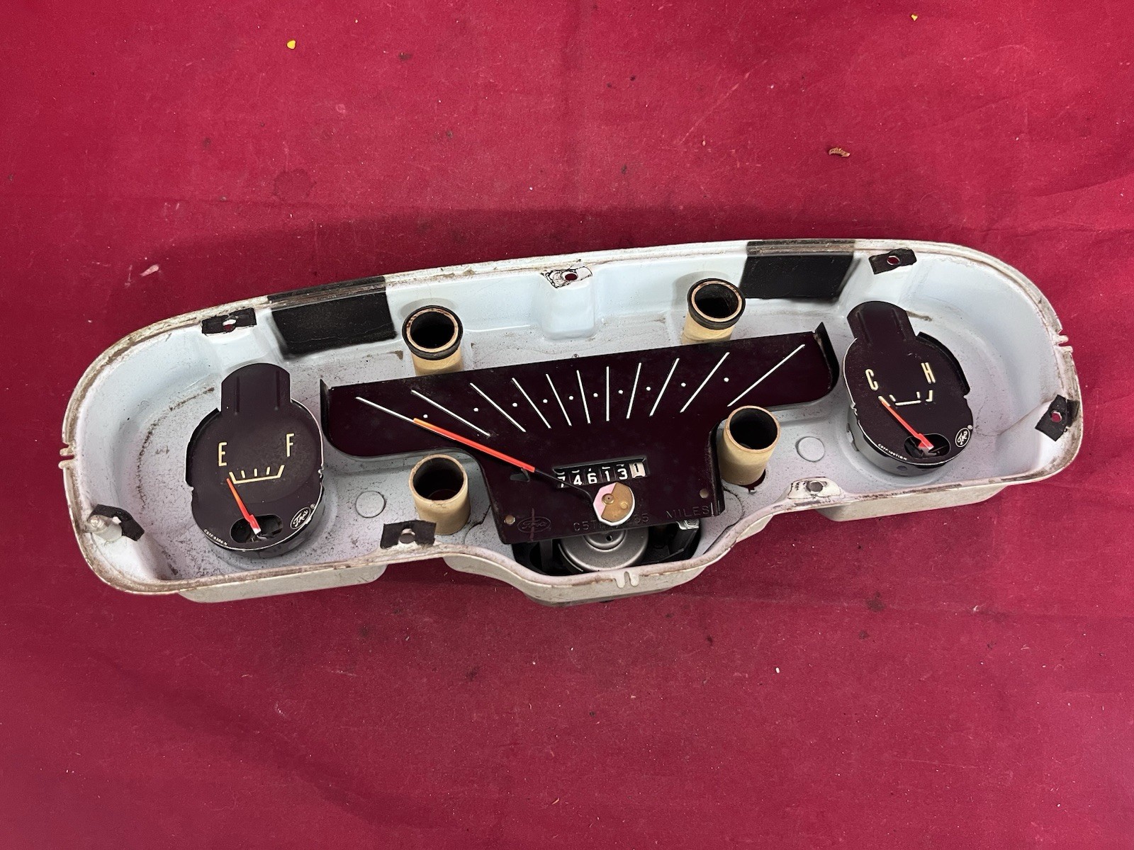 For Parts Or Not Working 1966 Ford F100 Dash Instrument Cluster ...