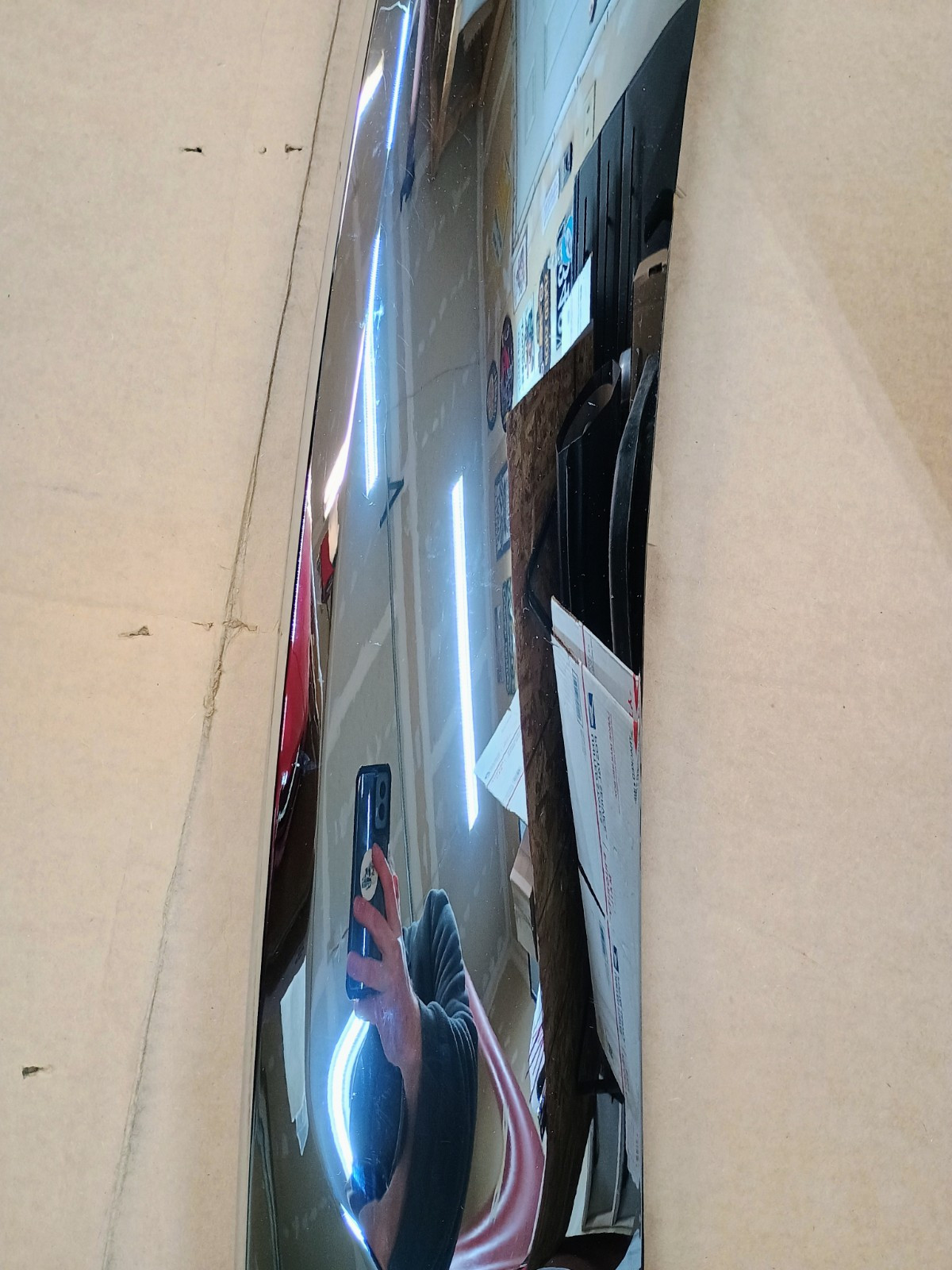 Used Genuine Oem Gm Bright Chrome Front Bumper Lower Fascia Skid Plate ...