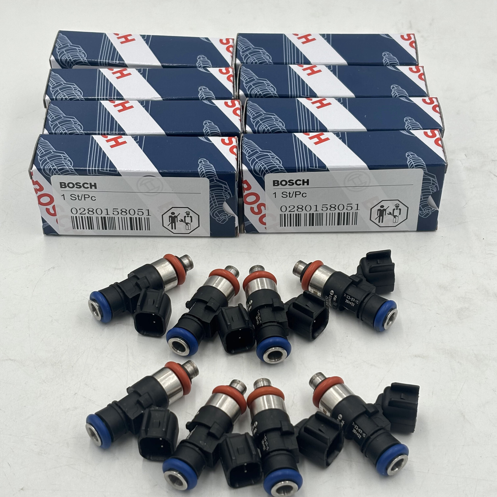 Remanufactured 8x Bosch 42lb Fuel Injectors 2006-2013 Corvette Ls3 L99 ...