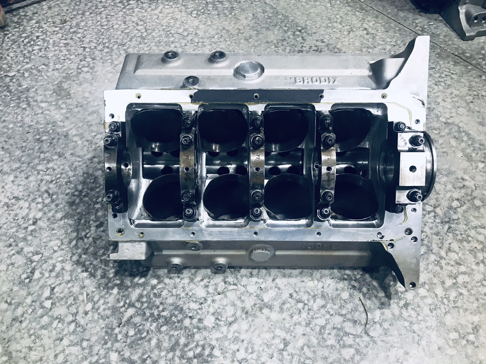 Used Brodix Sbc Alum Block Dirt Late Model Imca Race Car Free Ship ...