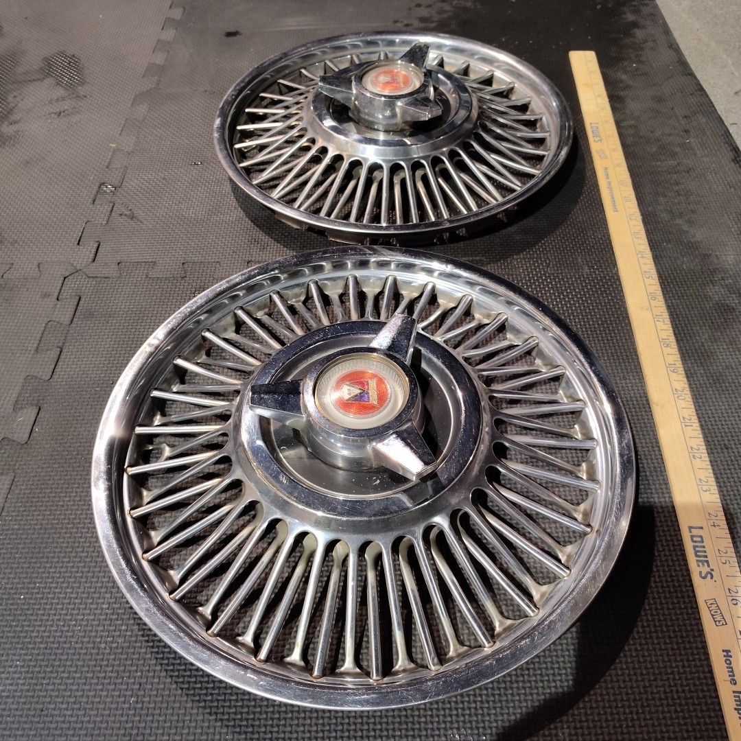 Remanufactured 1964-1965 Ford Falcon Fairlane Spinner Wire Hubcaps 1224 ...