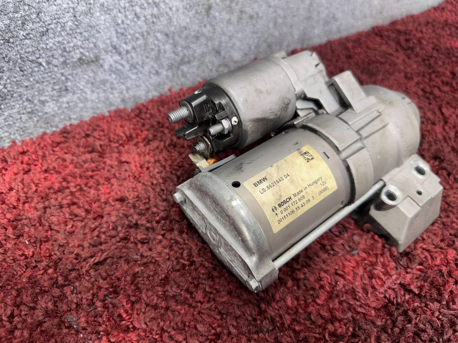 Used Bmw F30 F32 F33 F36 F22 G30 G12 G01 G02 Engine Starter Motor Oem 63k for Sale | BMW F30 F32 ...