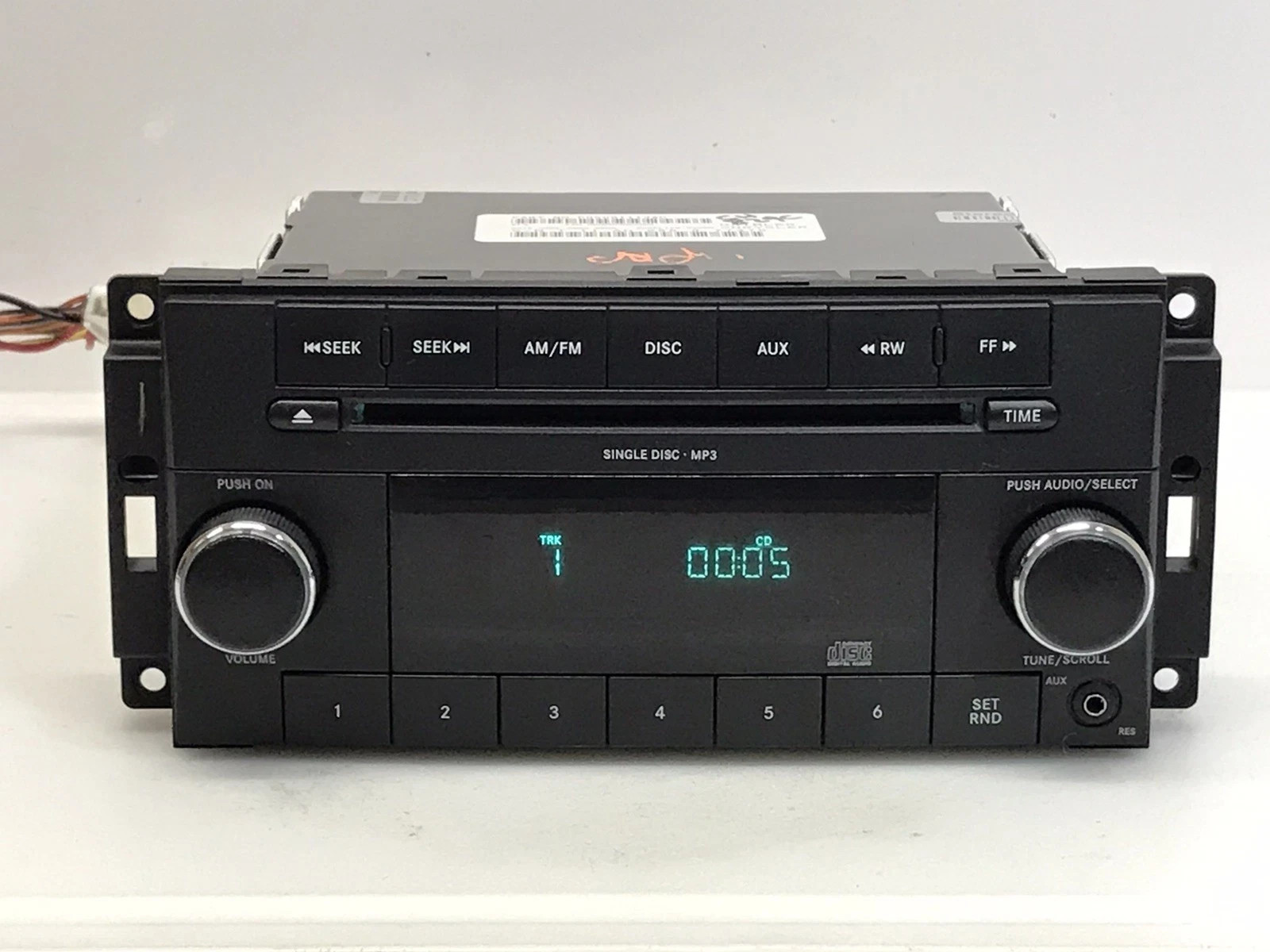 Used 2008-2012 Jeep Chrysler Dodge Ram Res Radio Cd Player Aux Mp3 ...