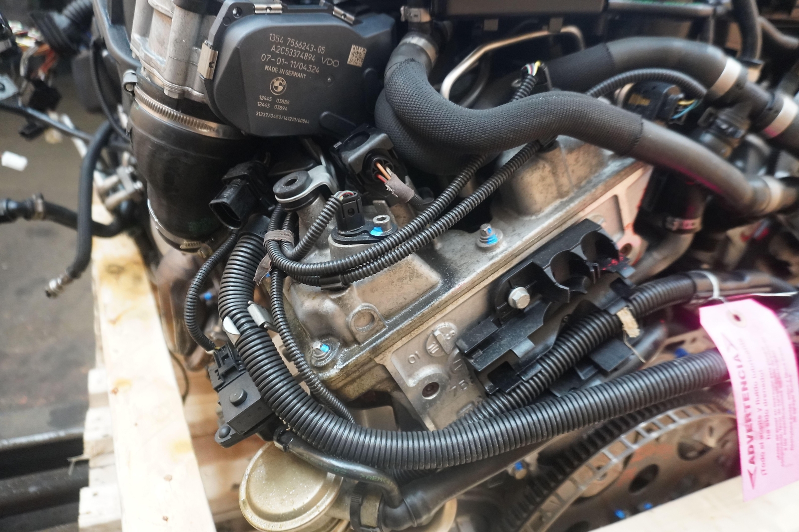 Used 2011 6.6l Twin Turbo V12 Engine Motor Dropout N74b66 Oem Rolls ...