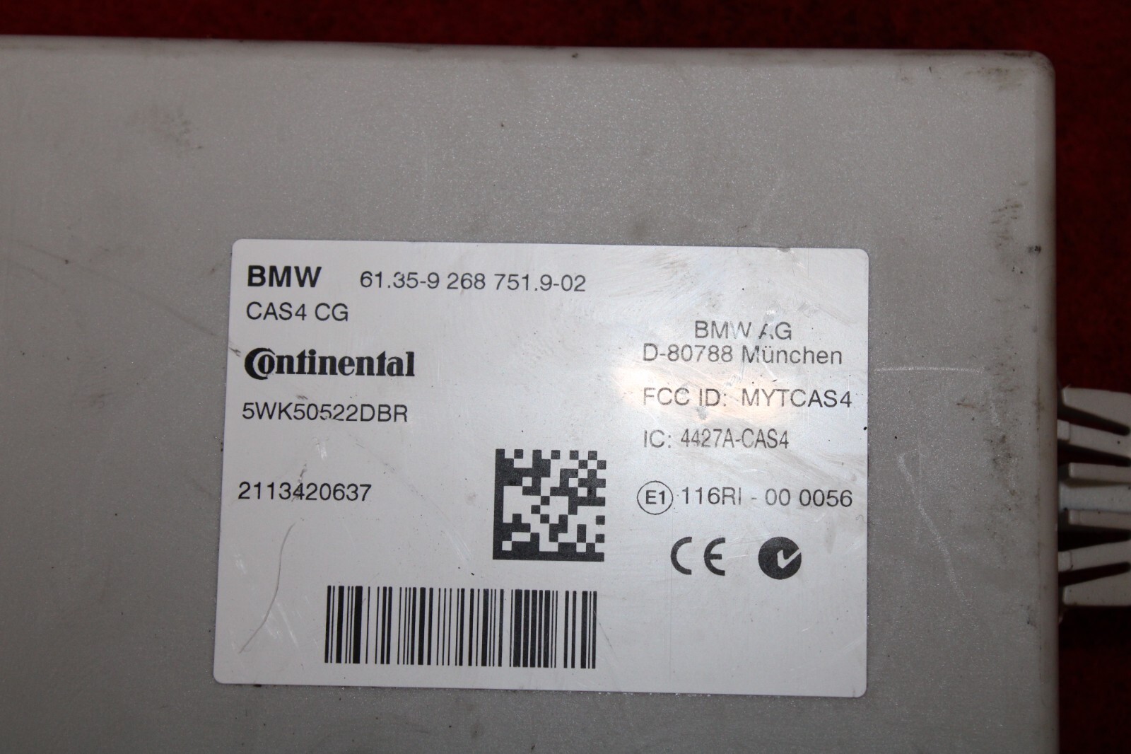 Used Engine Dme Ecu Cas Key Set Oem Bmw N63 F13 F12 F10 F01 F02 750i ...