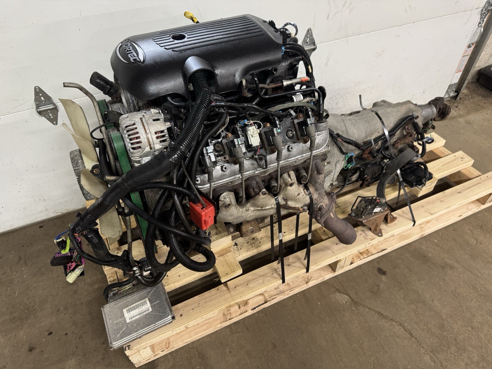 Used 6.0 Vortec Lq4 Engine & 4l80e Trans 2wd Complete Dropout Ls Swap ...