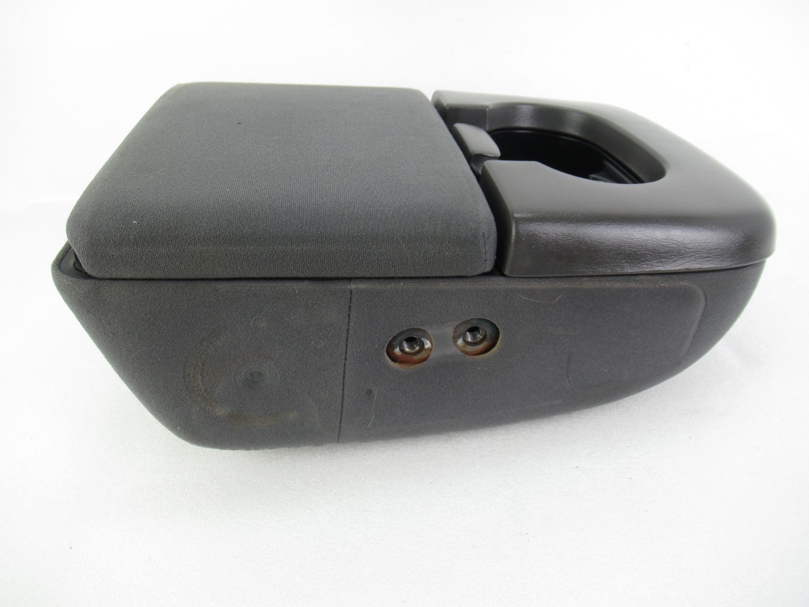 Used Ford F150 Center Console Jump Seat Arm Rest Dual Cup Holder Dark ...