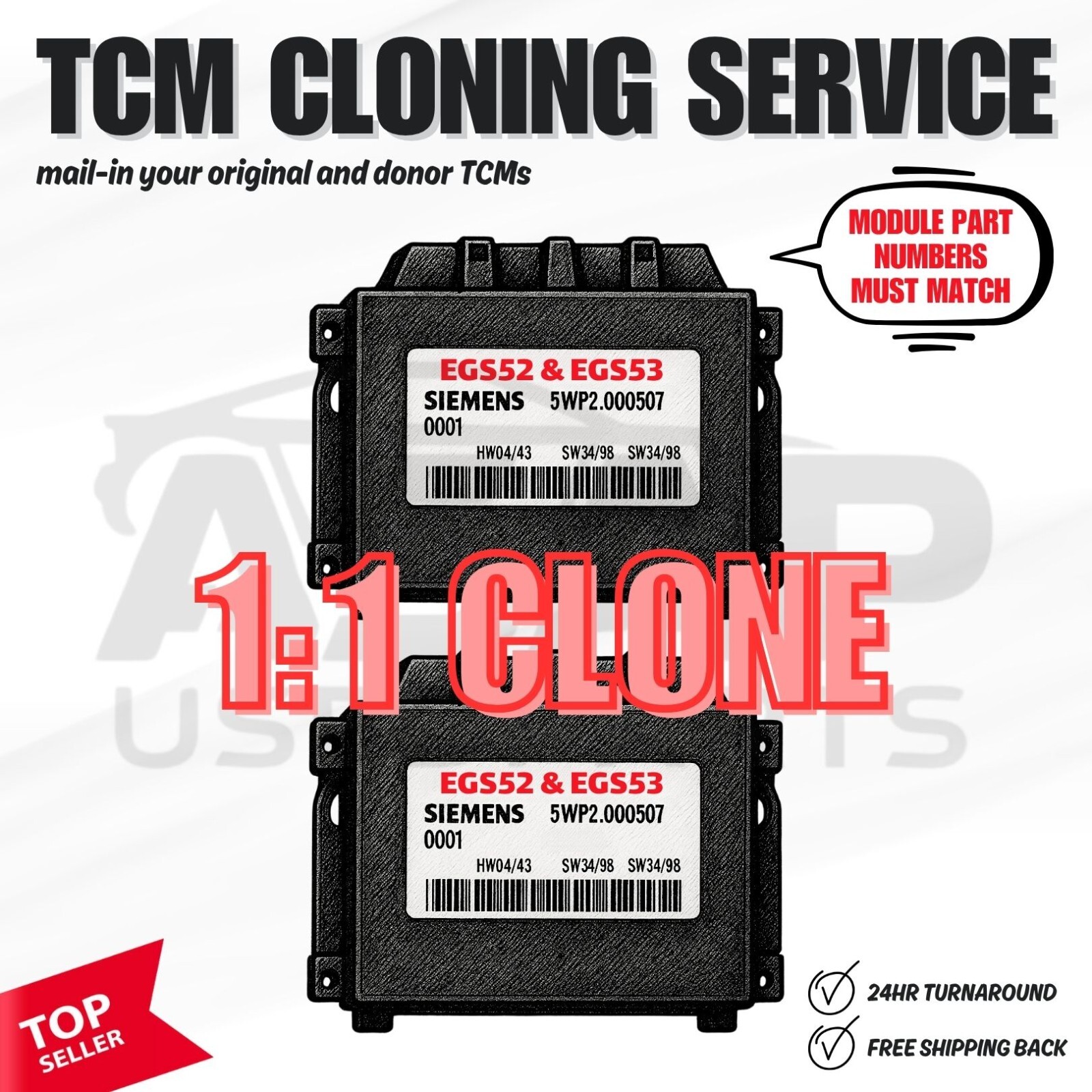Used 📍 Cloning Service Plug & Play Tcm Tcu Siemens Egs52 & Egs53 ...