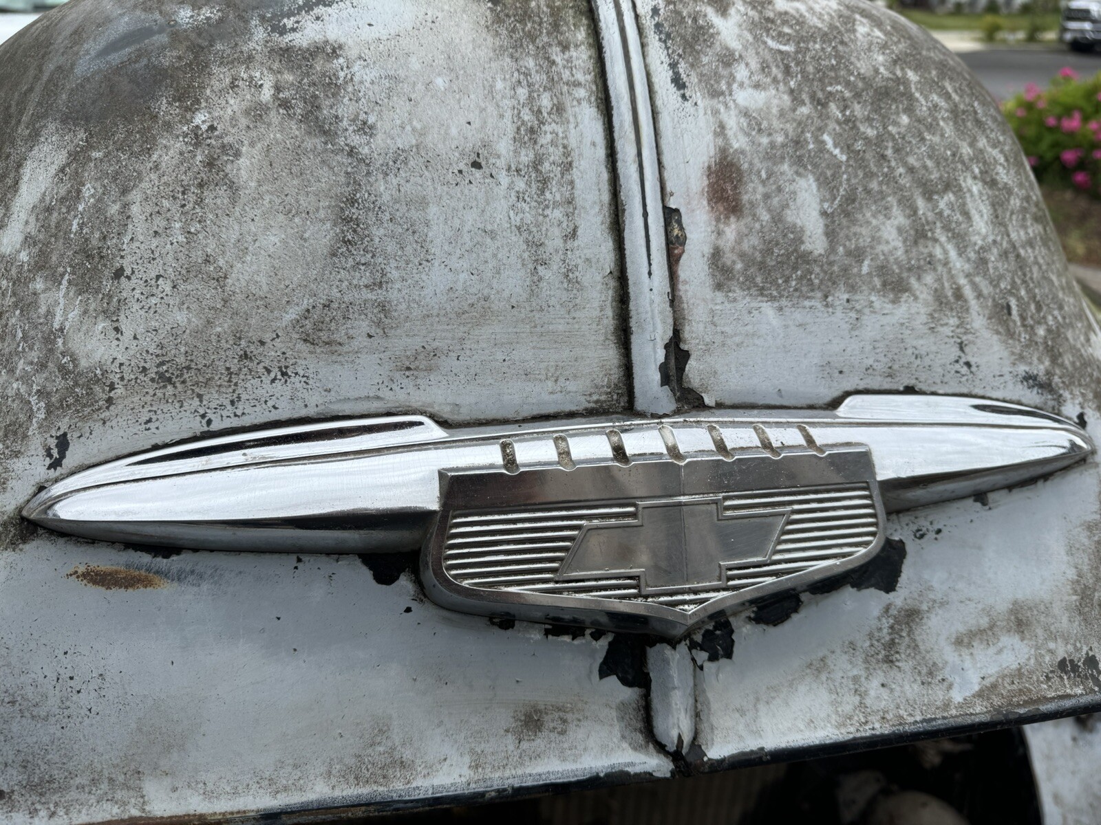 Used 1949-1951 Oem Chevrolet Chevy Tin Woody Rear Tailgate Emblem ...