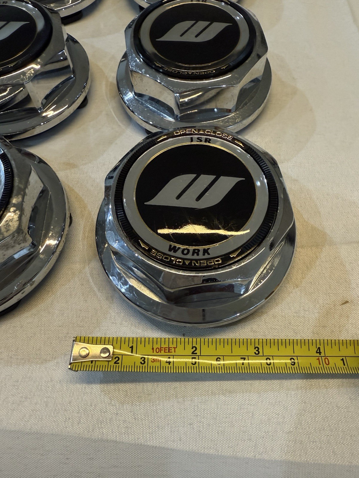 Used Work Wheels Jsr Locking Center Cap Japan Vintage Parts for Sale ...
