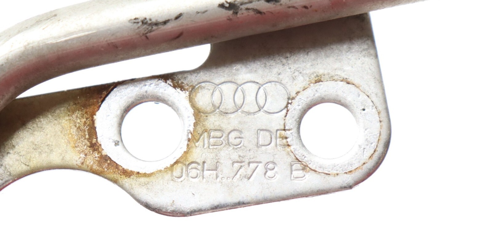 Used Audi Q5 2.0l Engine Turbocharger Oil Inlet Tube Hose Line Oem 2011 ...