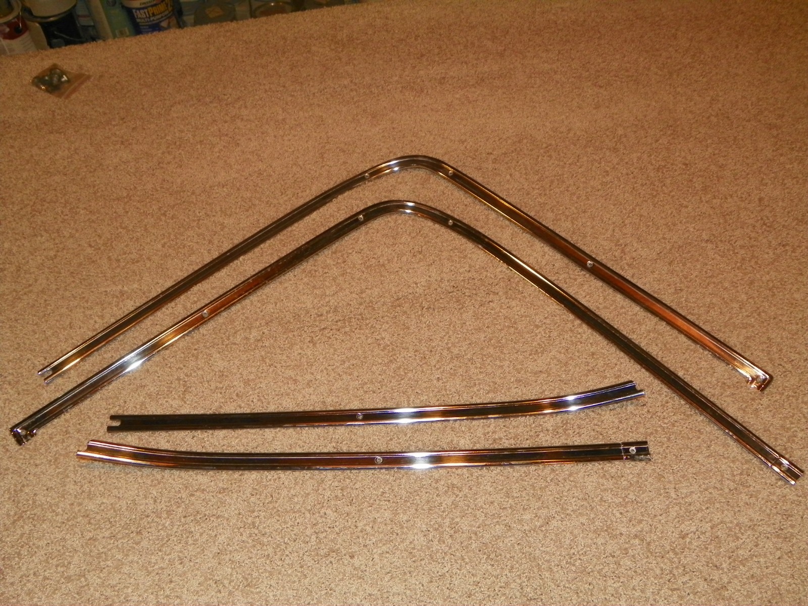 Used 1973-1979 Ford F150 F250 Truck Headliner Trim Chrome Single Cab ...