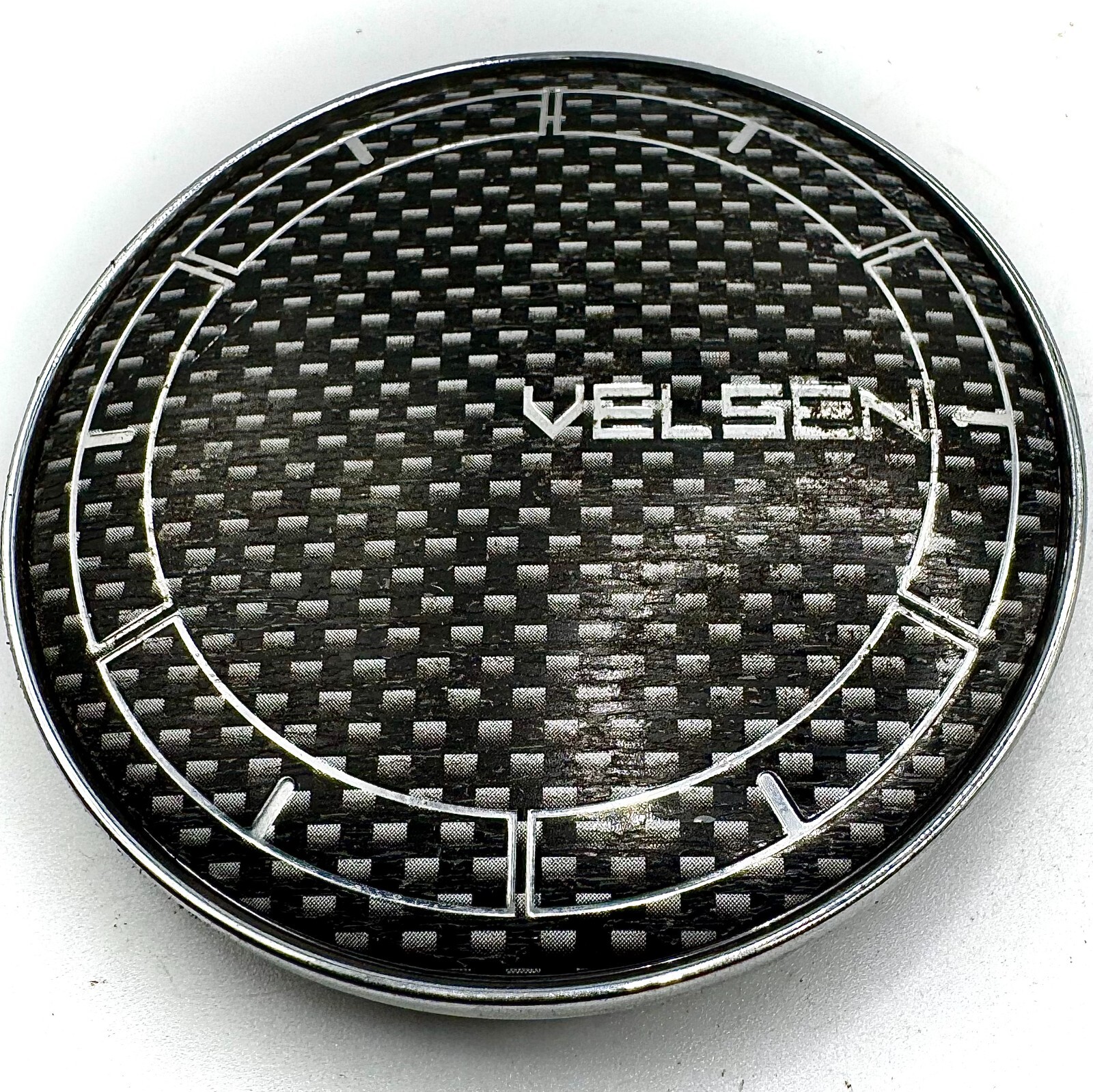 Used 2019 Velsen Wheels Grey Custom Wheel Rim Center Cap Carbon Fiber ...