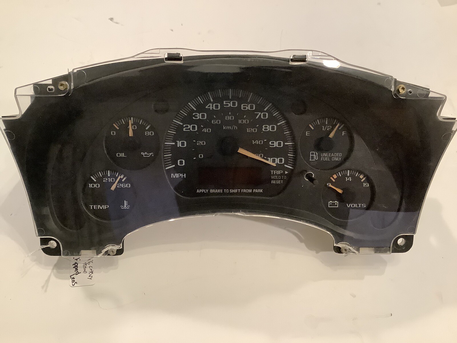 Used 2005 Chevy Astro Speedometer Gauge Cluster Fits 2000-2005 Also Gmc ...