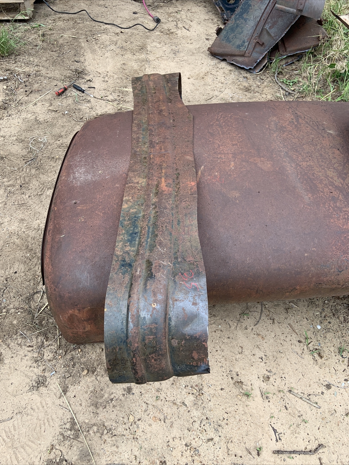 Used 1935 1936 Ford Pickup Truck Cab Center Belt Line Back Of Cab Patch ...