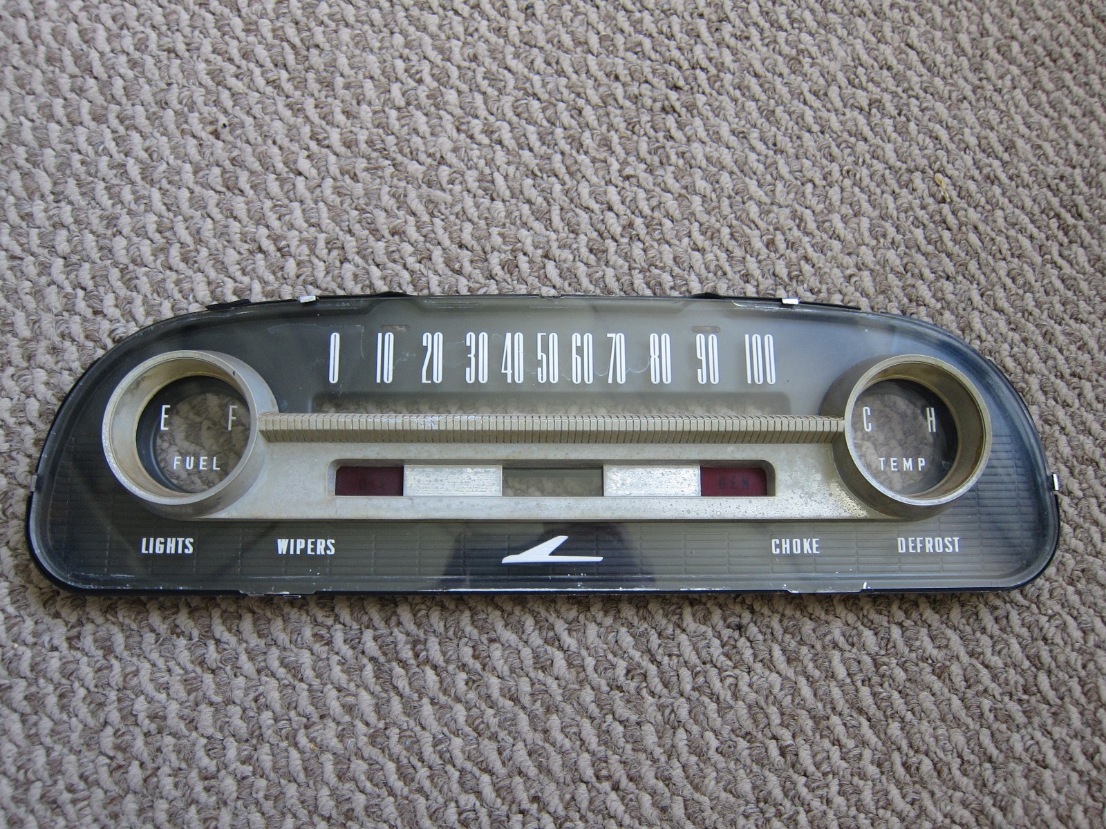 Used 1963 1960-1963 Ford Falcon Instrument Cluster Gauge Face Oem ...