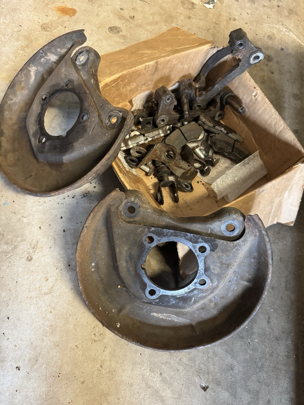 Used Ae86 Rear Axle Assembly With Rear Caliper Brackets. . Good ...