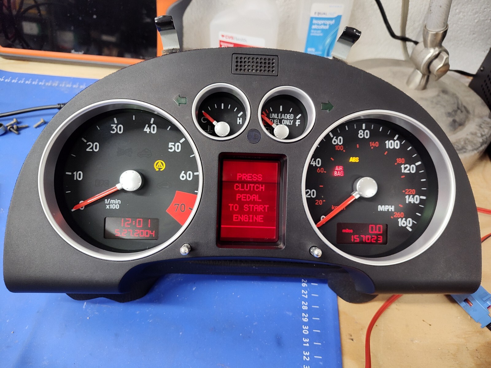 Remanufactured Oem Audi Tt Mk1 2000-2006 Instrument Guage Cluster Tach ...