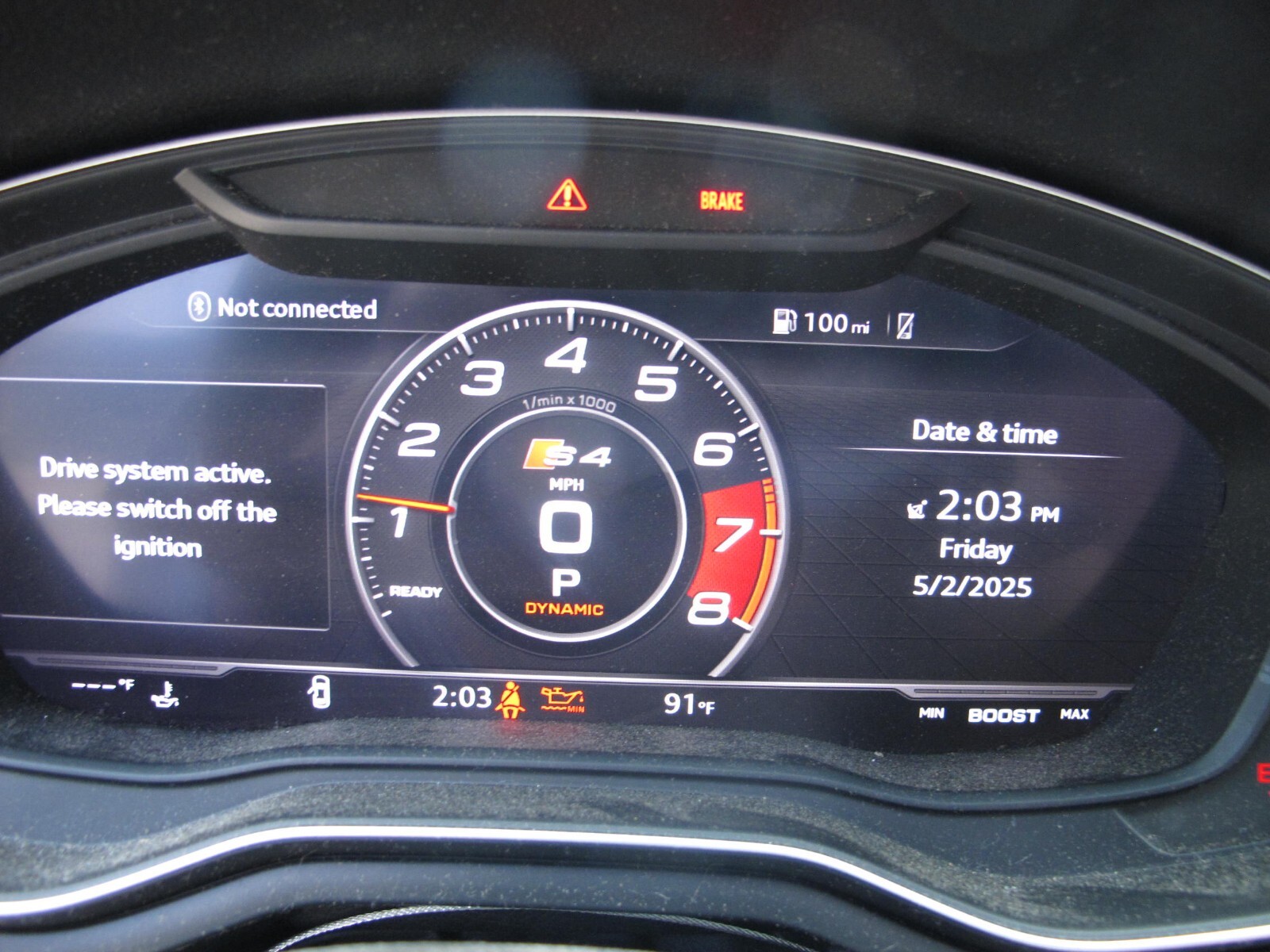 Used 2017-2023 Audi B9 A4 S4 A5 S5 Rs5 Speedometer Instrument Gauge ...