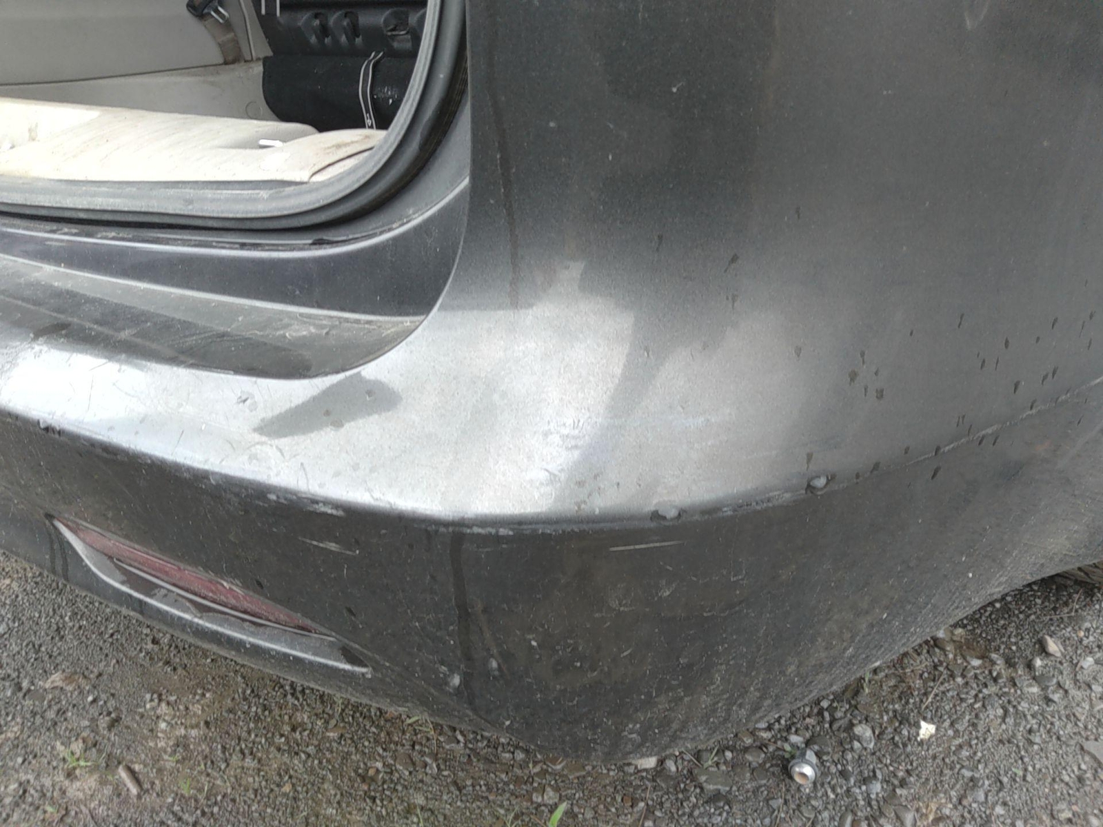 Used 2017 Chrysler Pacifica Rear Bumper Granite Crystal Gray/code Pau ...