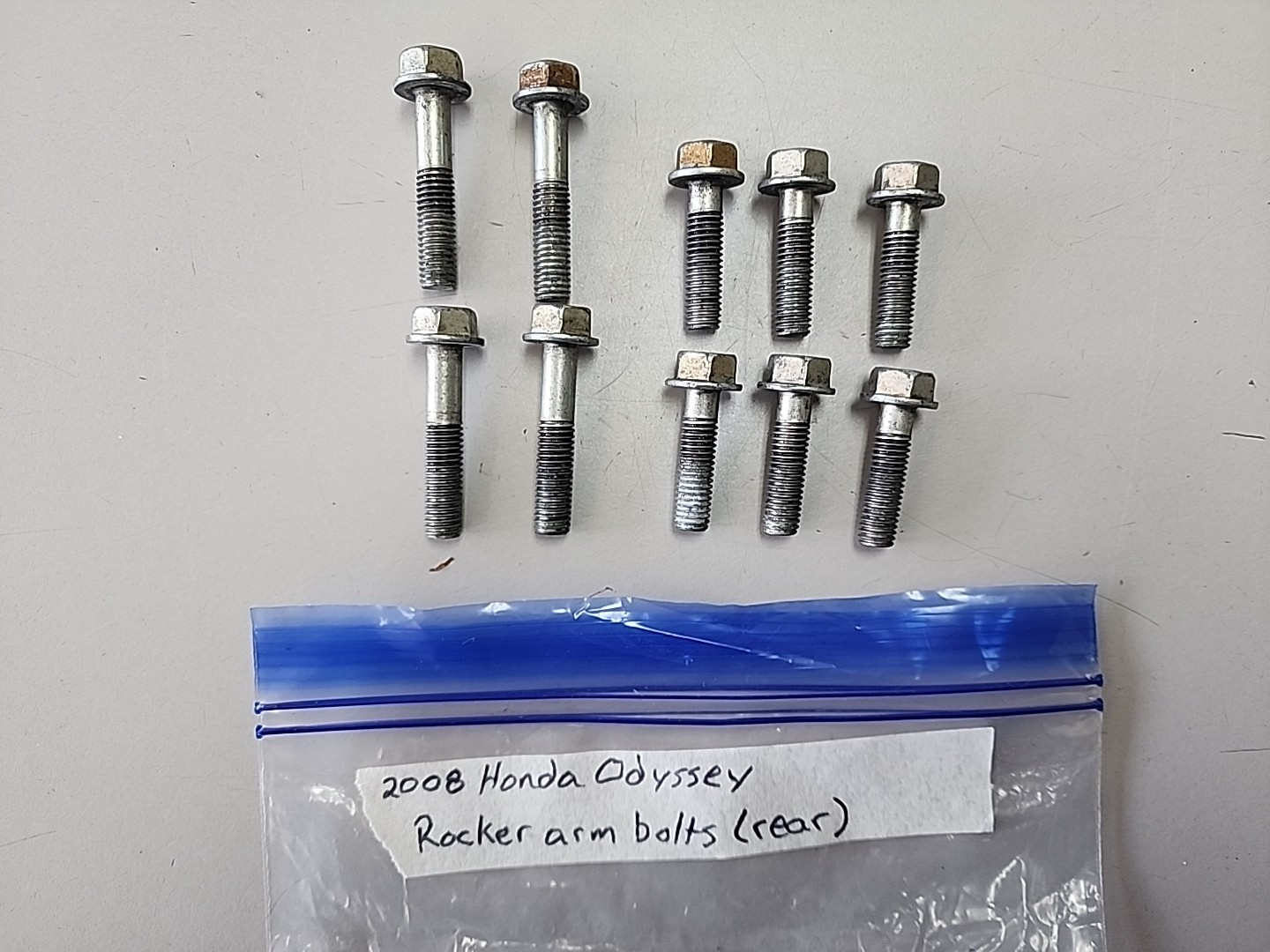 Used 2008 Genuine Honda Rear Rocker Arm Shaft Bolts J35a6 for Sale ...