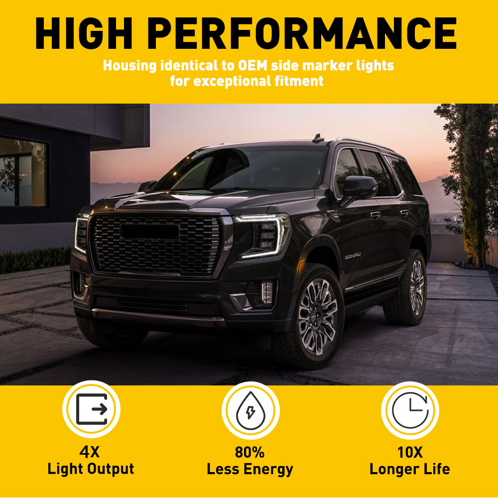New Front Side Light Marker For 2021-2023 Cadillac Escalade Suburban ...