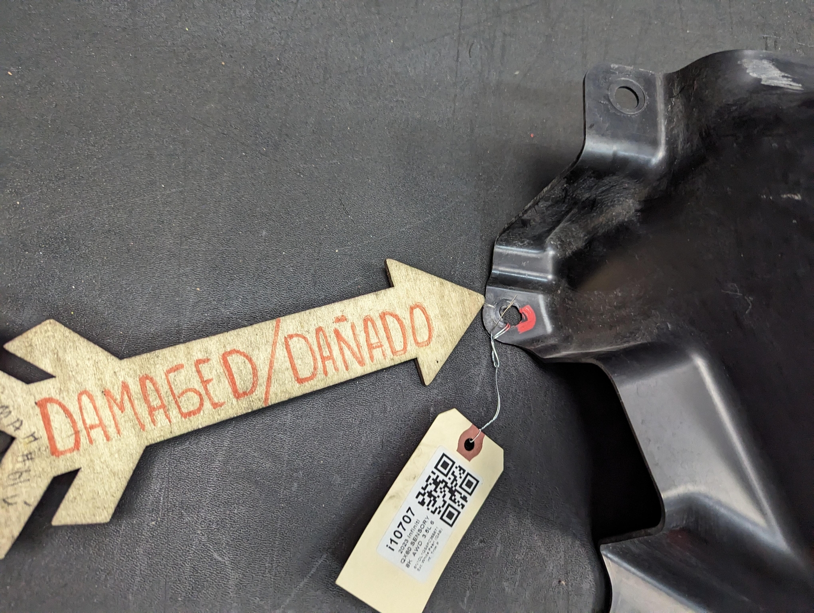 Used Front Right Floor Under Cover Splash Shield 2023 Infiniti Qx60 ...